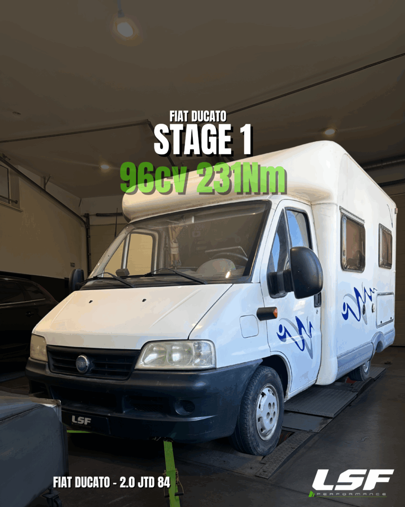 Reprogrammation moteur Stage 1 – Fiat Ducato - Camping Car - Pertuis - LSF Performance