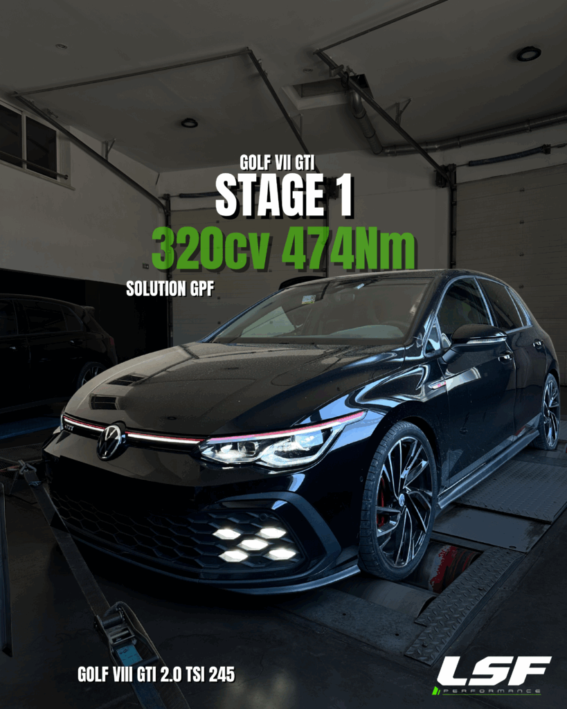 Reprogrammation moteur Stage 1 – Volkswagen Golf VIII GTI 245 - Septèmes les vallons - LSF ...
